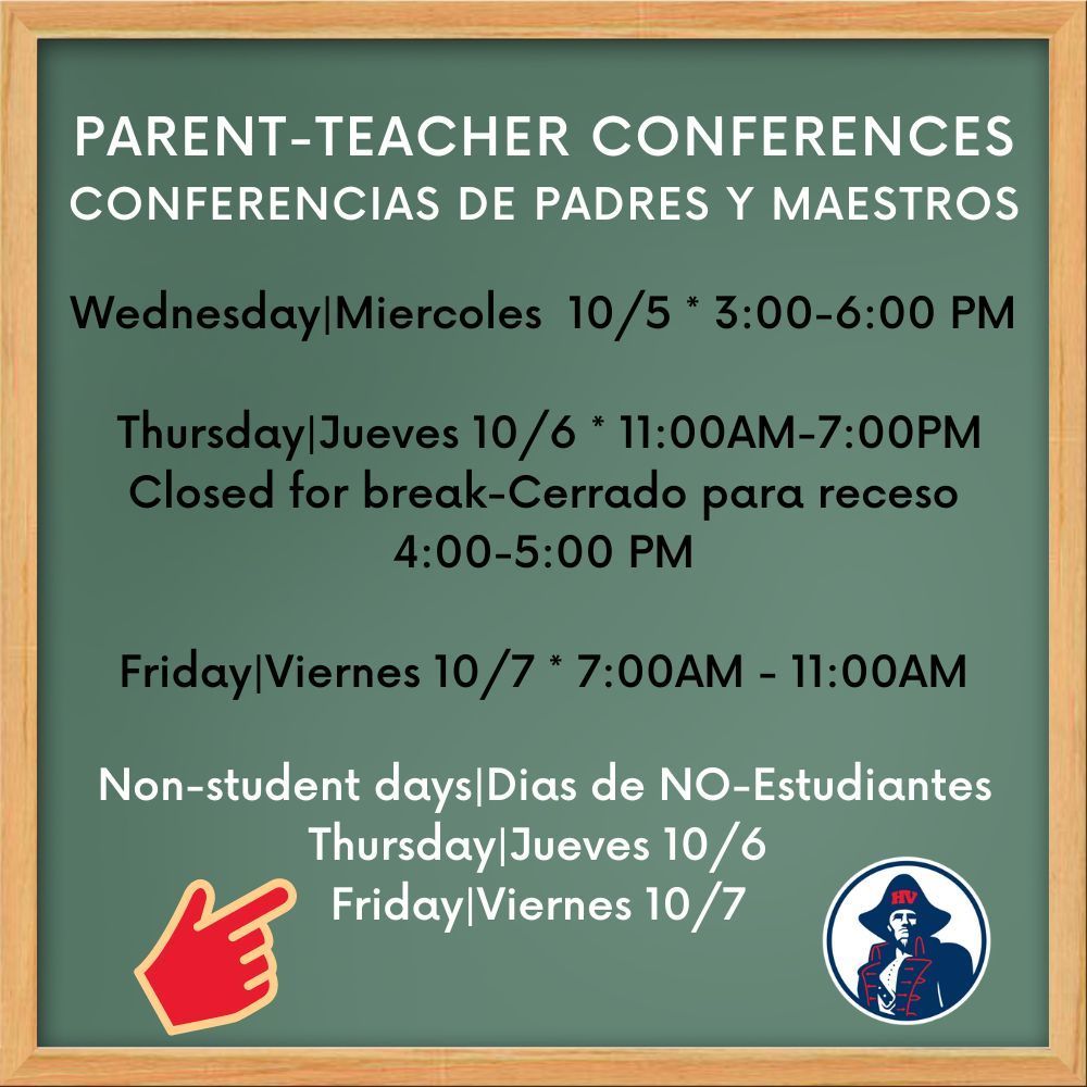 Parent-Teacher Conferences | Hidden Valley Middle School